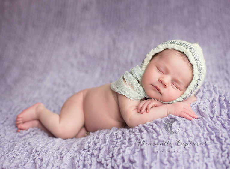 Beautiful newborn girl makes 4 | North Carolina Newborn Photographer