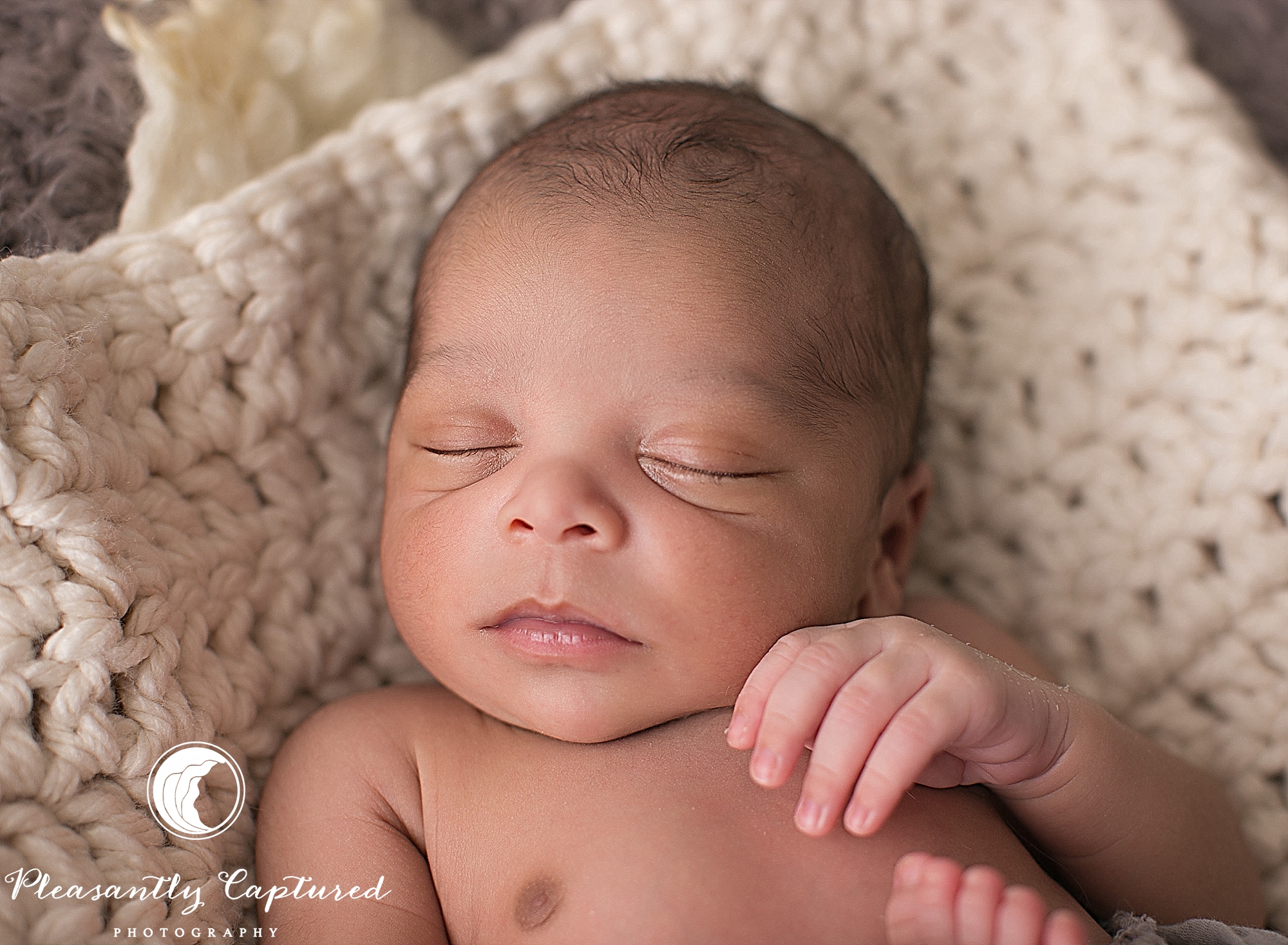 Handsome baby boy Kyson | Newborn Photographer Jacksonville NC
